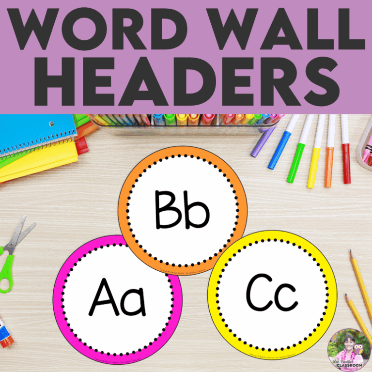 The Best Word Walls For Every Classroom - Mrs. Beattie's Classroom