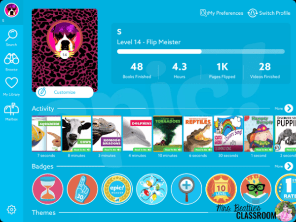 My Favorite Features of the Epic! Reading App - Mrs. Beattie's Classroom