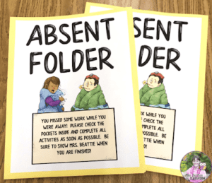How to Easily Ensure Absent Students Complete Missed Work - Mrs ...