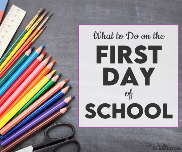 9 Fun First Day of School Activities for Elementary Classrooms - Mrs ...