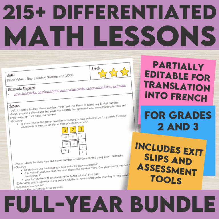 French Math Centres Bundle - 190+ Hands-On Centres - Mrs. Beattie's ...