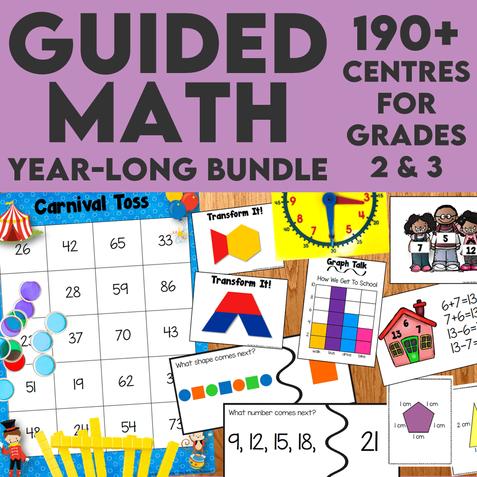 Guided Math Centres Bundle - 190+ Hands-On Centres - Mrs. Beattie's ...