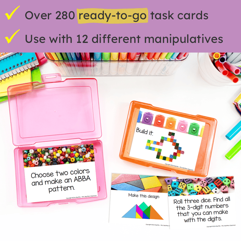 Morning Work - 280+ Math Center Activities for Soft Start - Mrs ...