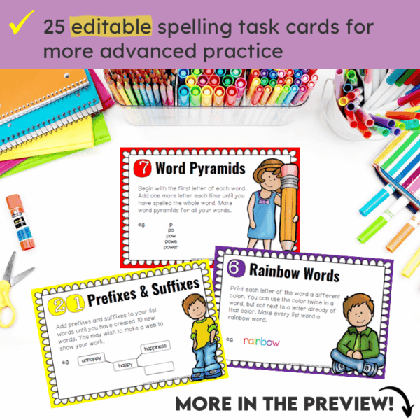 Spelling Activities Bundle - 3 Resources for Word Work - Mrs. Beattie's ...