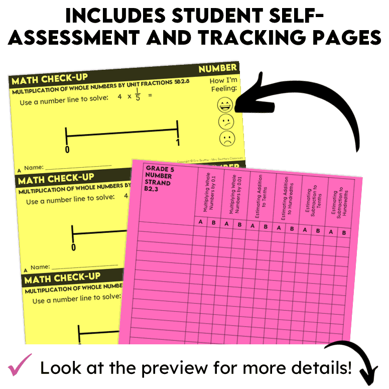 Exit Slips - Ontario Grade 5 Math Exit Tickets Full Year Bundle - Mrs ...