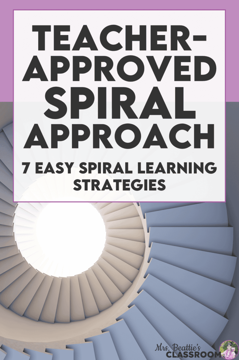 The Teacher-Approved Spiral Approach: 7 Easy Spiral Learning Strategies ...
