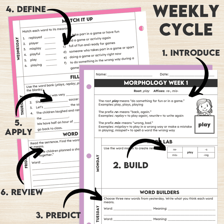 Full Year Grade 4 Prefixes and Suffixes Worksheets - Morphology - Mrs ...